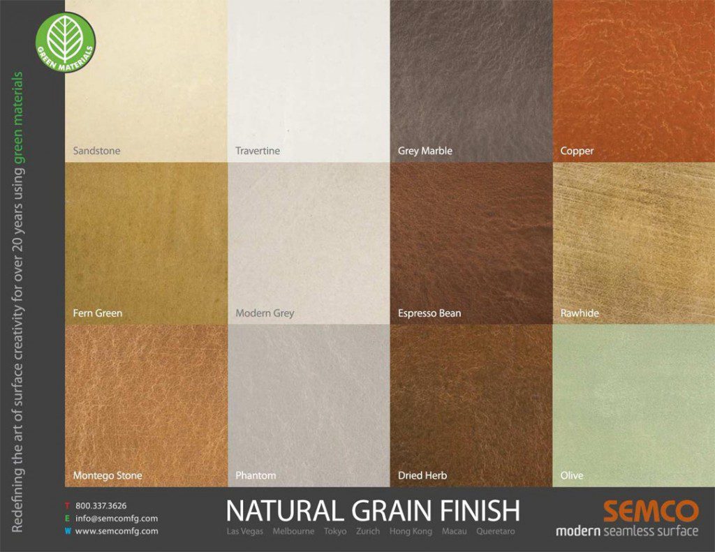 Color Chart - Pristine Concrete